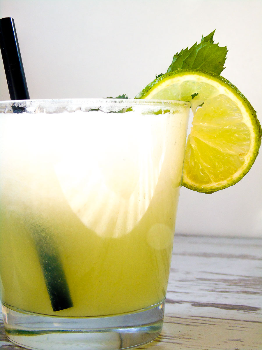 Zuckerfreie Limonade mit Honigmelone & Limette - Minime.life